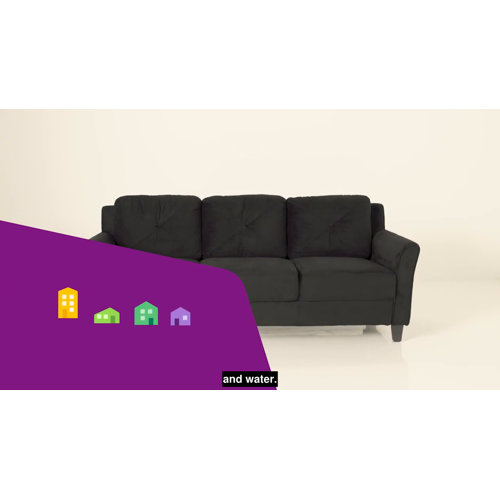 Winston Porter Ibiza 78.8 Round Arm Tufted Sofa Reviews Wayfair